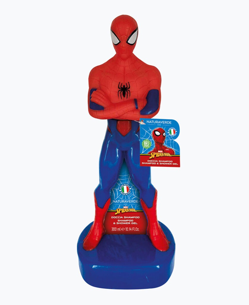SPIDERMAN SHOWER GEL 3D - NATURAVERDE